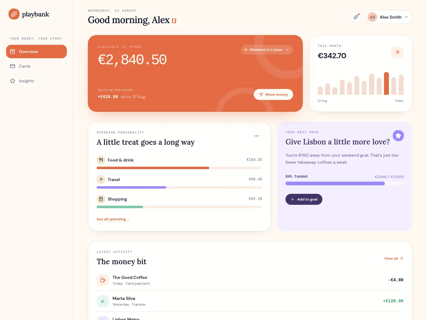 Monzo Playbank Demo