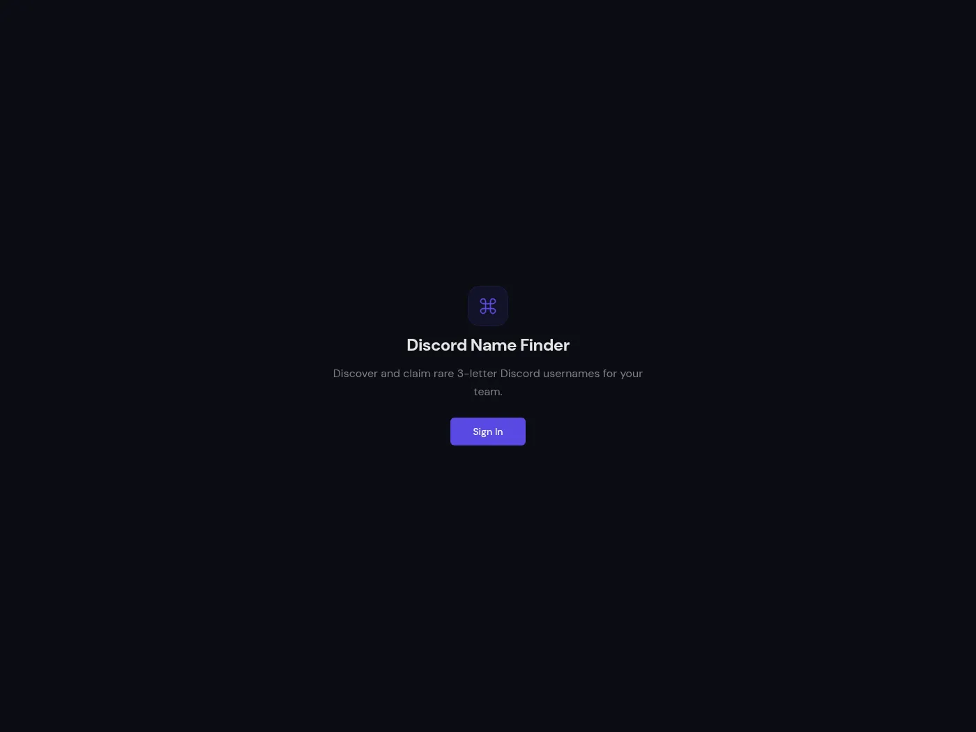 Discord Name Finder