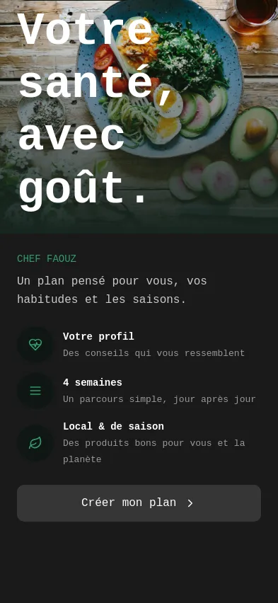 Chef Faouz Nutrition Coach