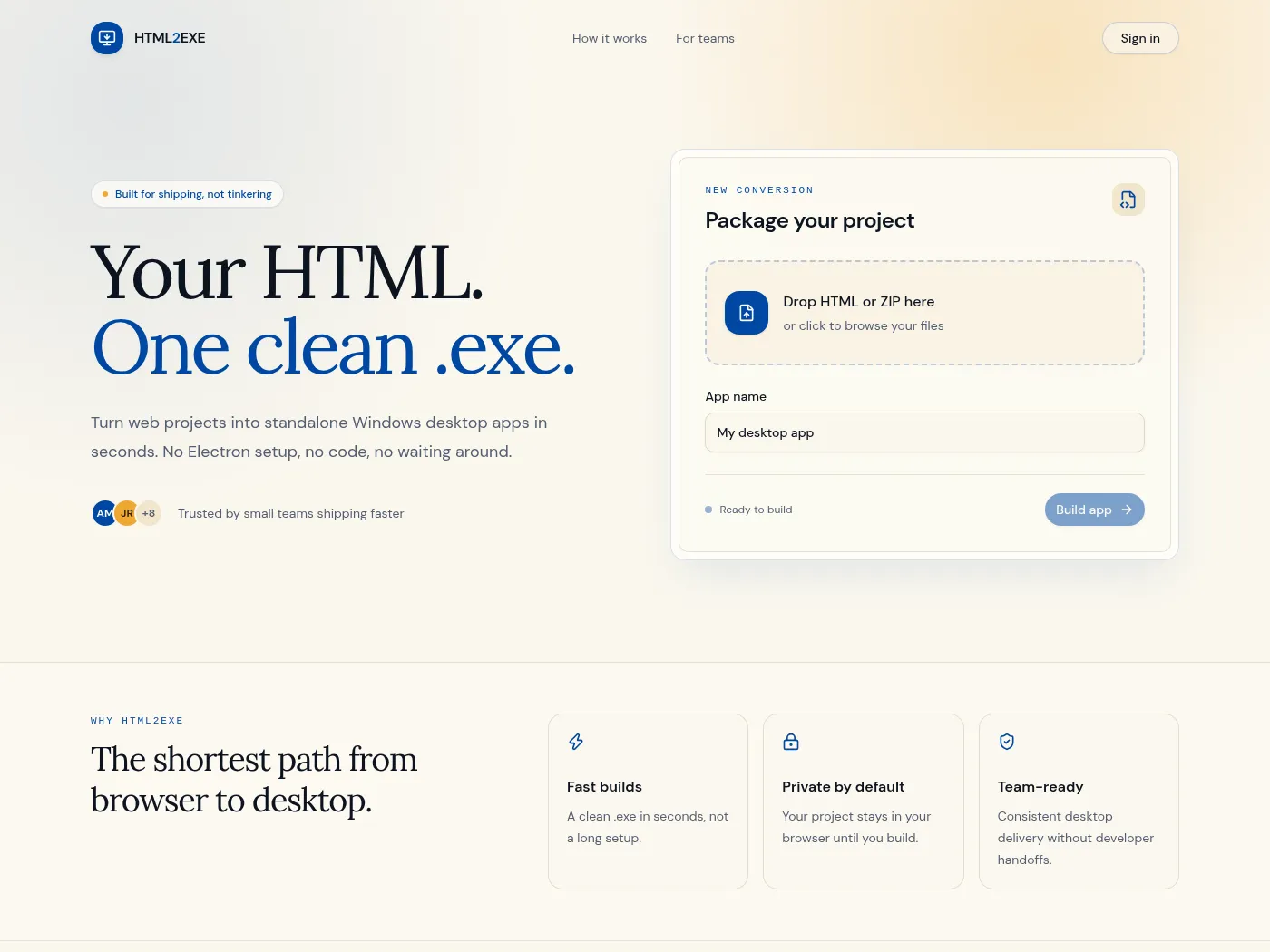 HTML2EXE Converter