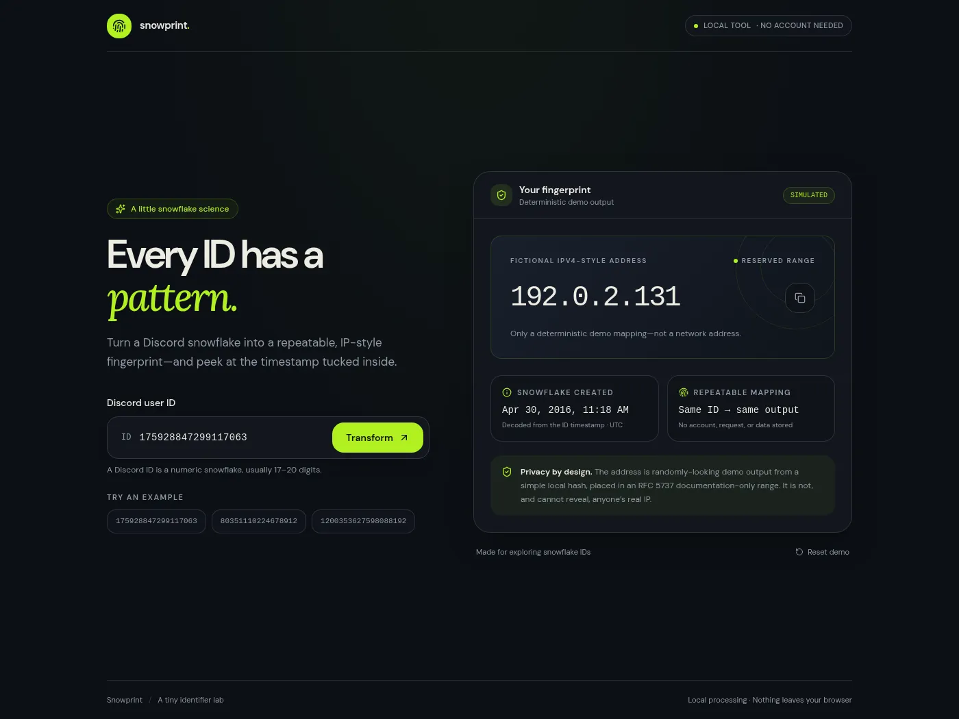 Discord ID Transformer