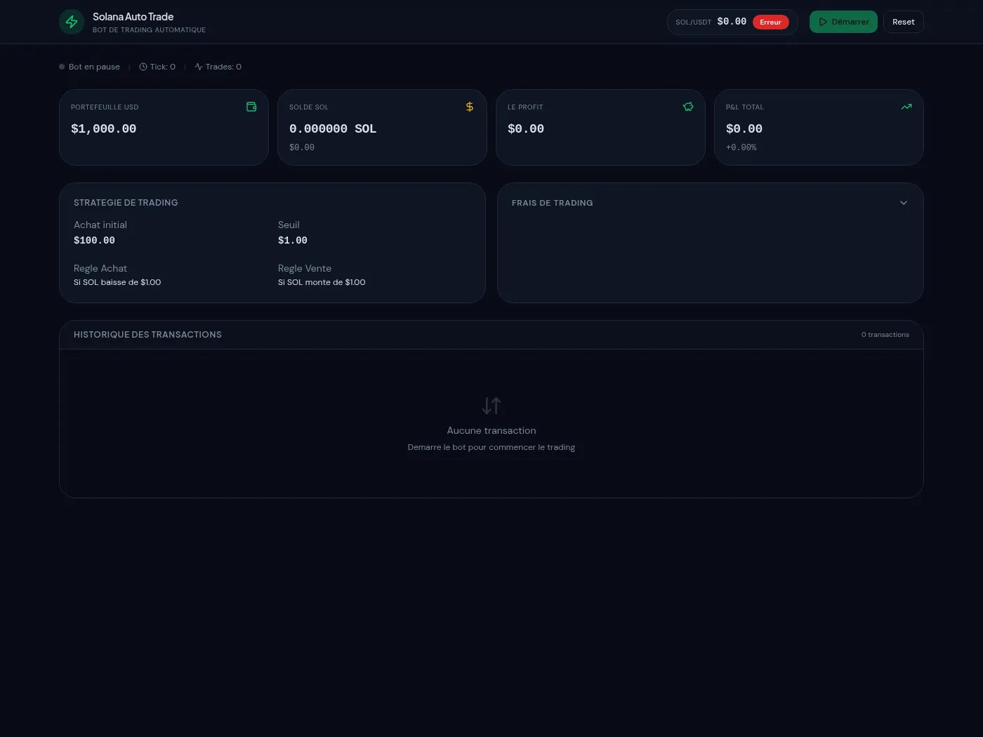 Solana Auto Trade Sim