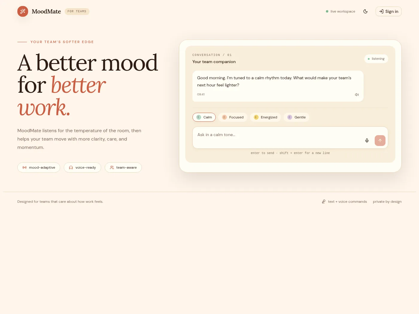 MoodMate AI Assistant
