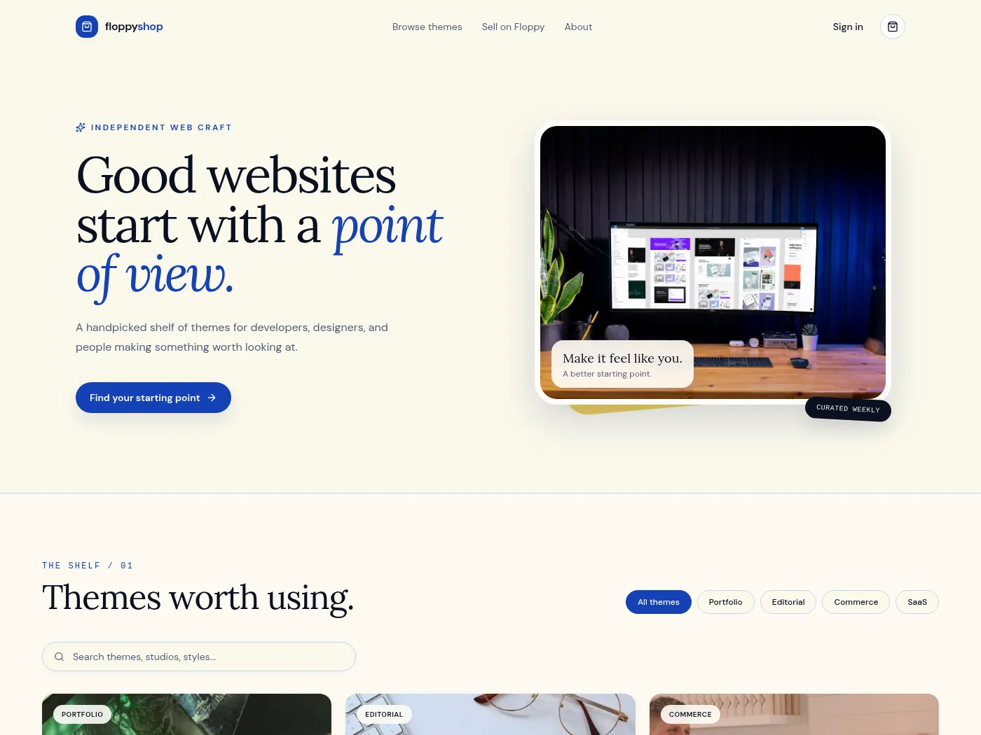 Floppy Theme Marketplace