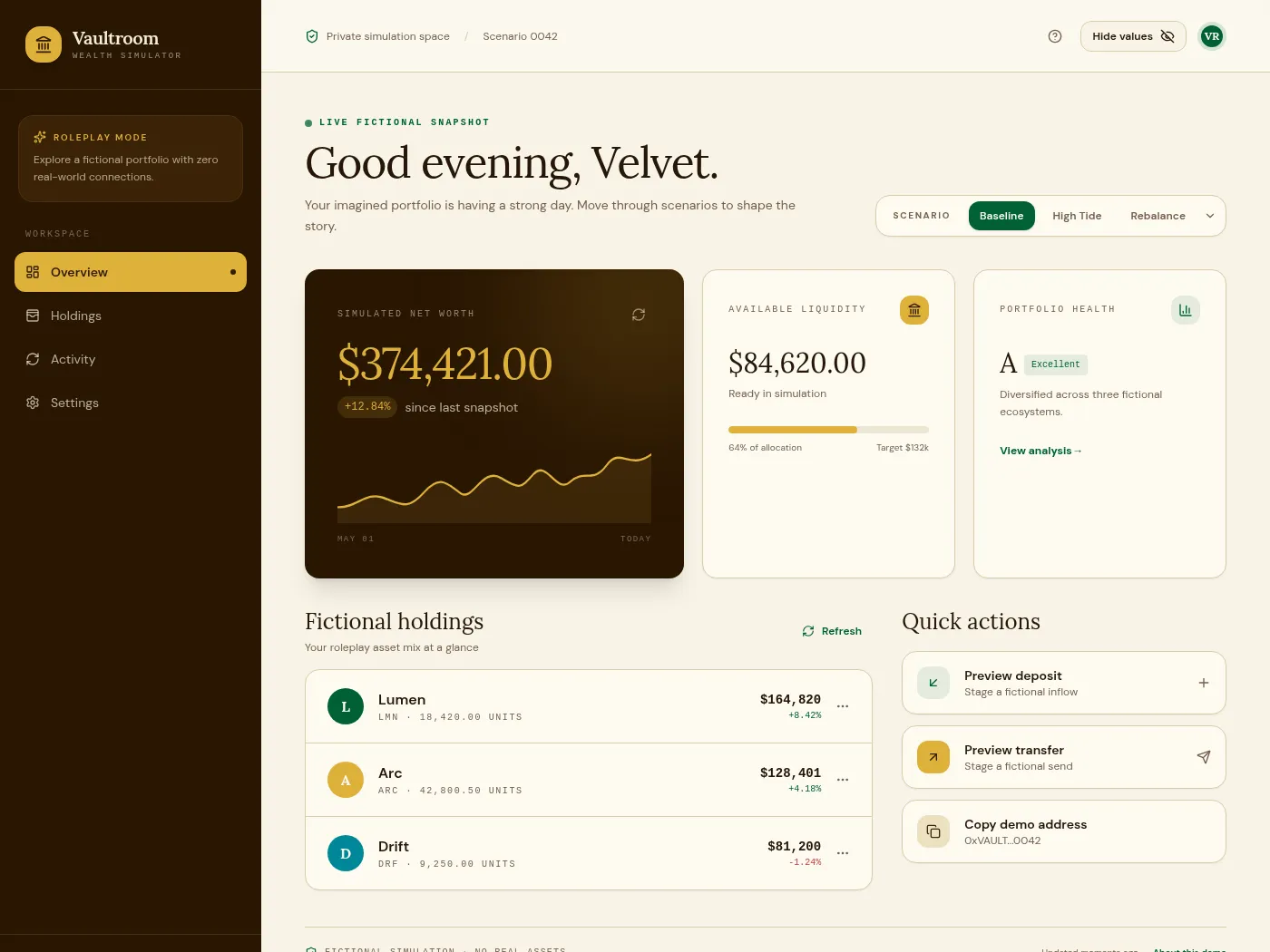 Crypto Wallet LARP Tool