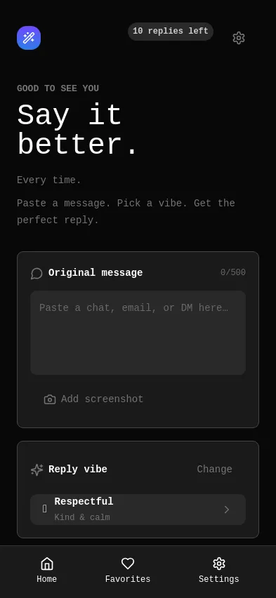 ReplyPal AI Replies