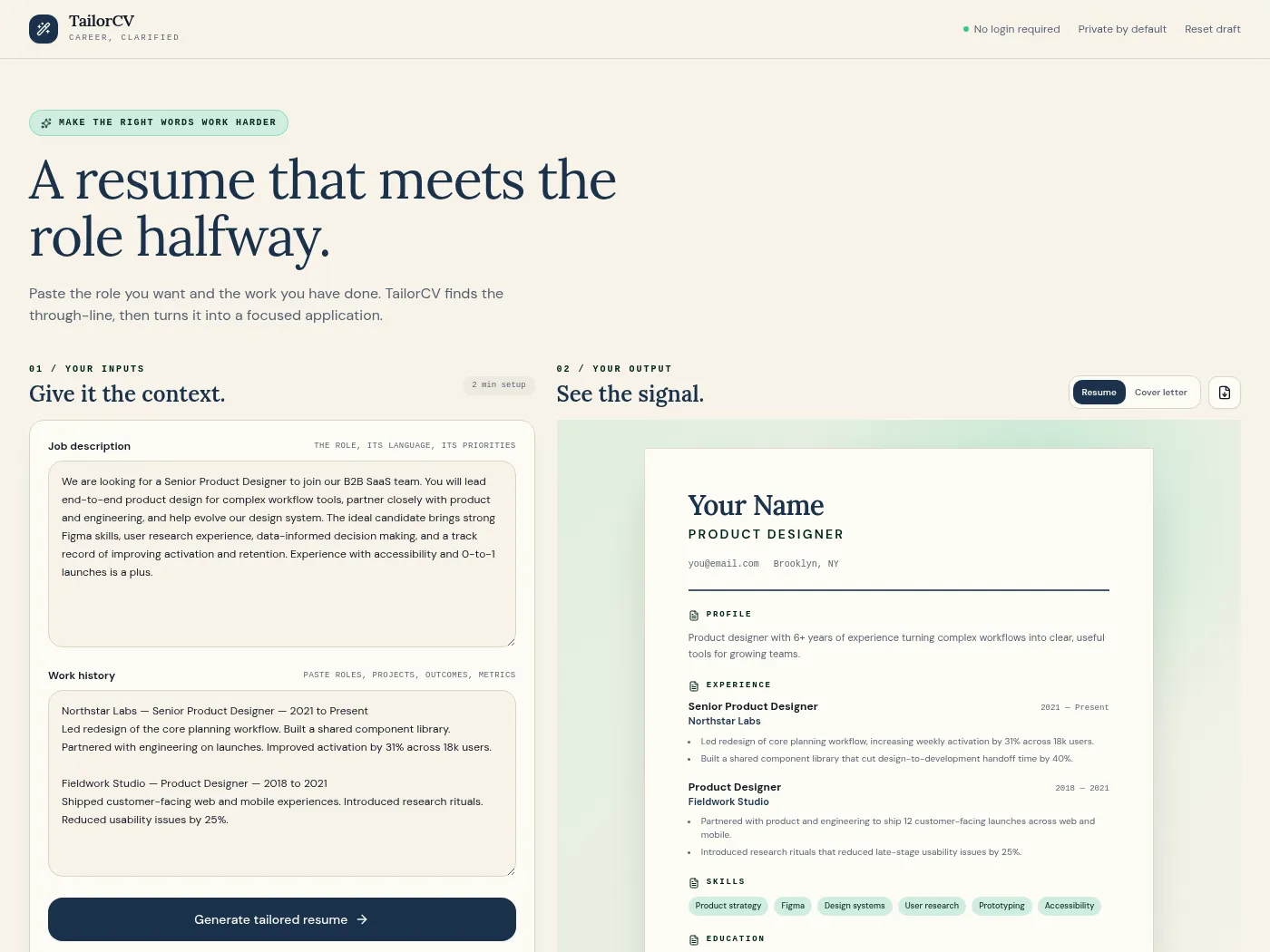 AI Resume Tailor