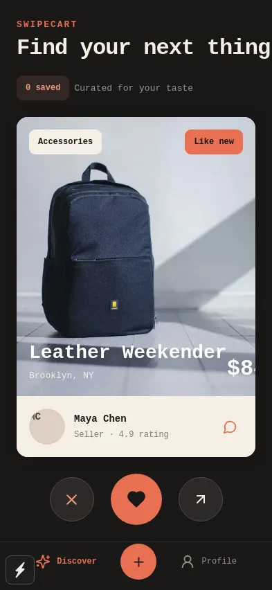 SwipeCart Marketplace