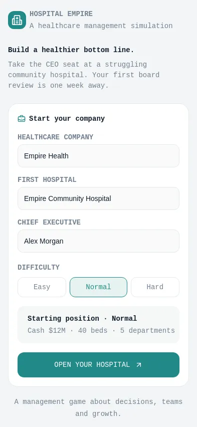 Hospital Empire Tycoon
