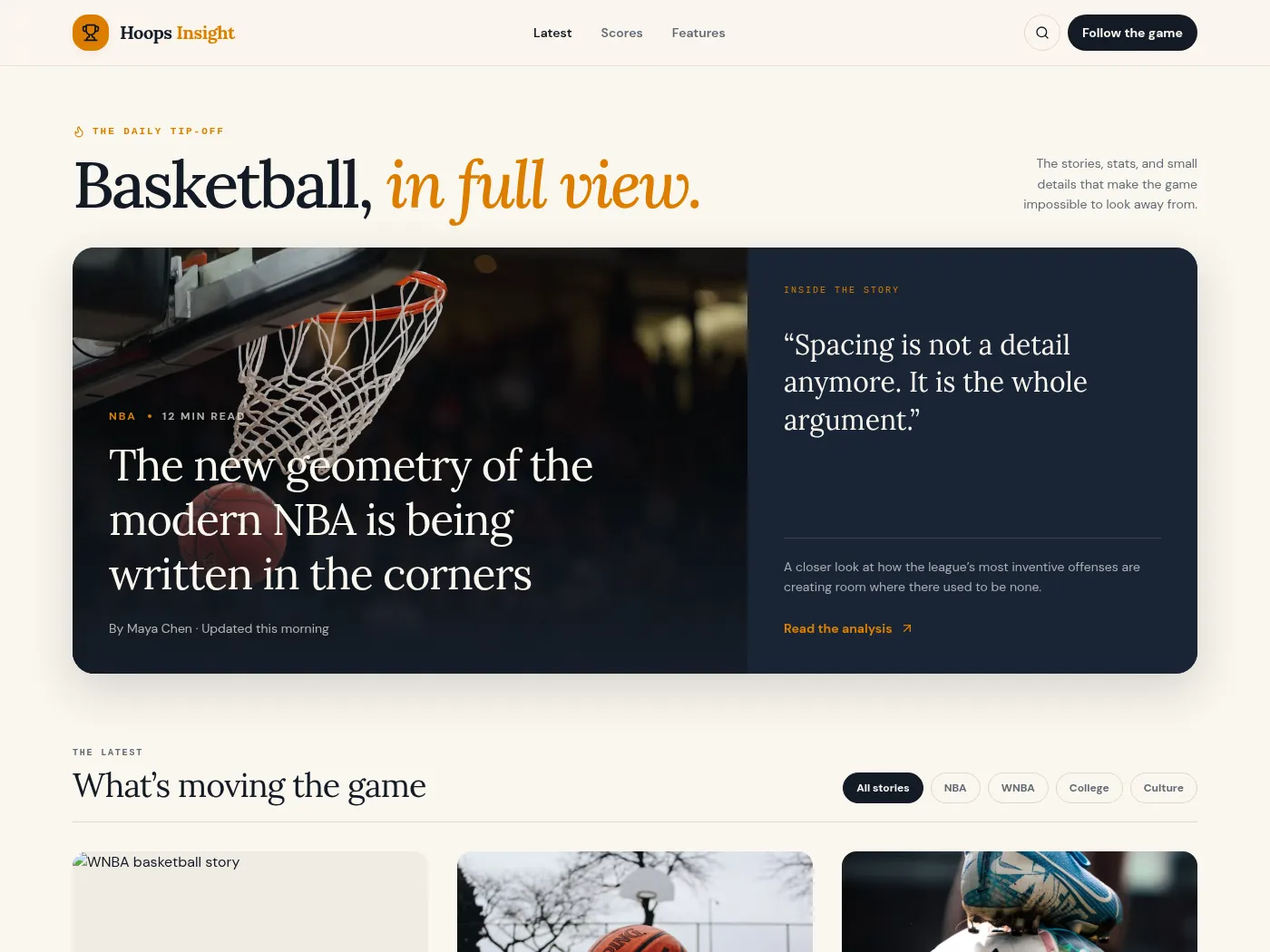 Hoops Insight Hub