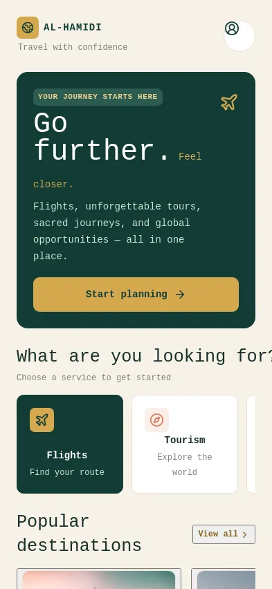 Al-Hamidi Travel App