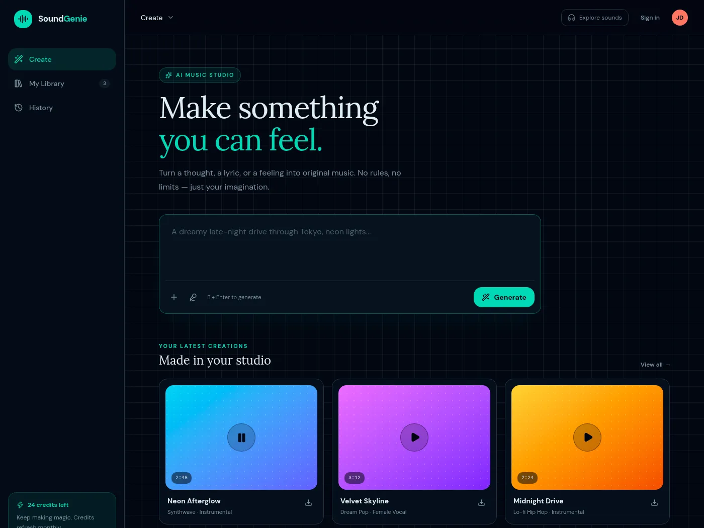SoundGenie AI