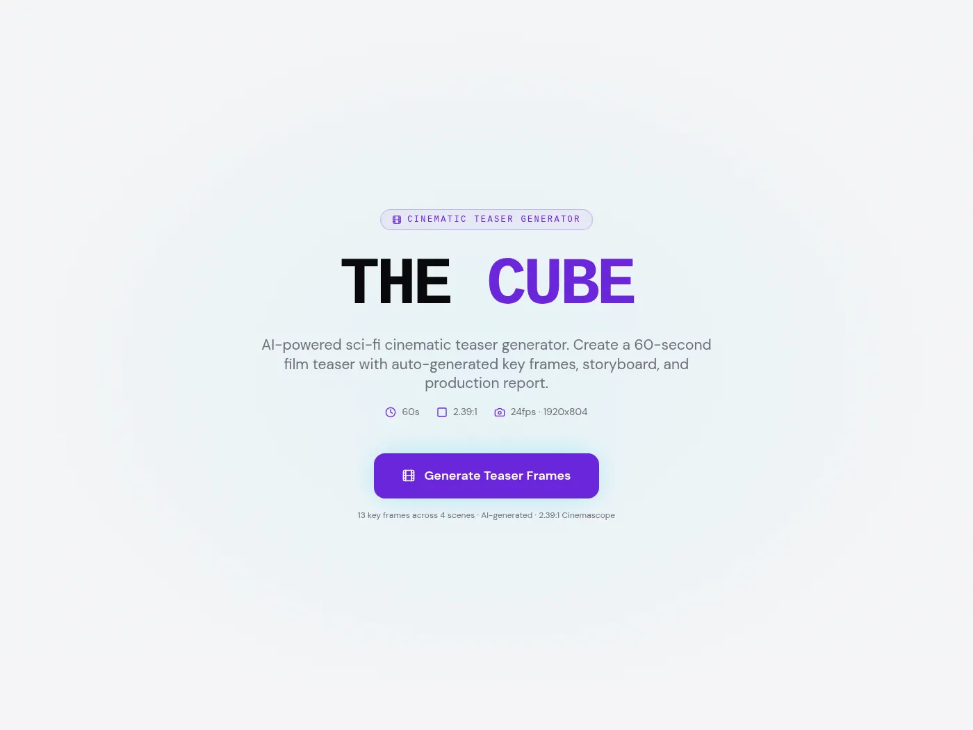 The Cube Teaser Generator