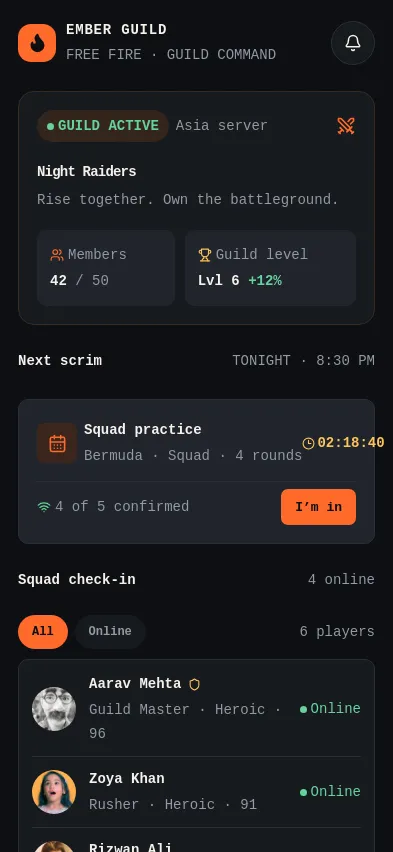 FreeFire Guild Bot