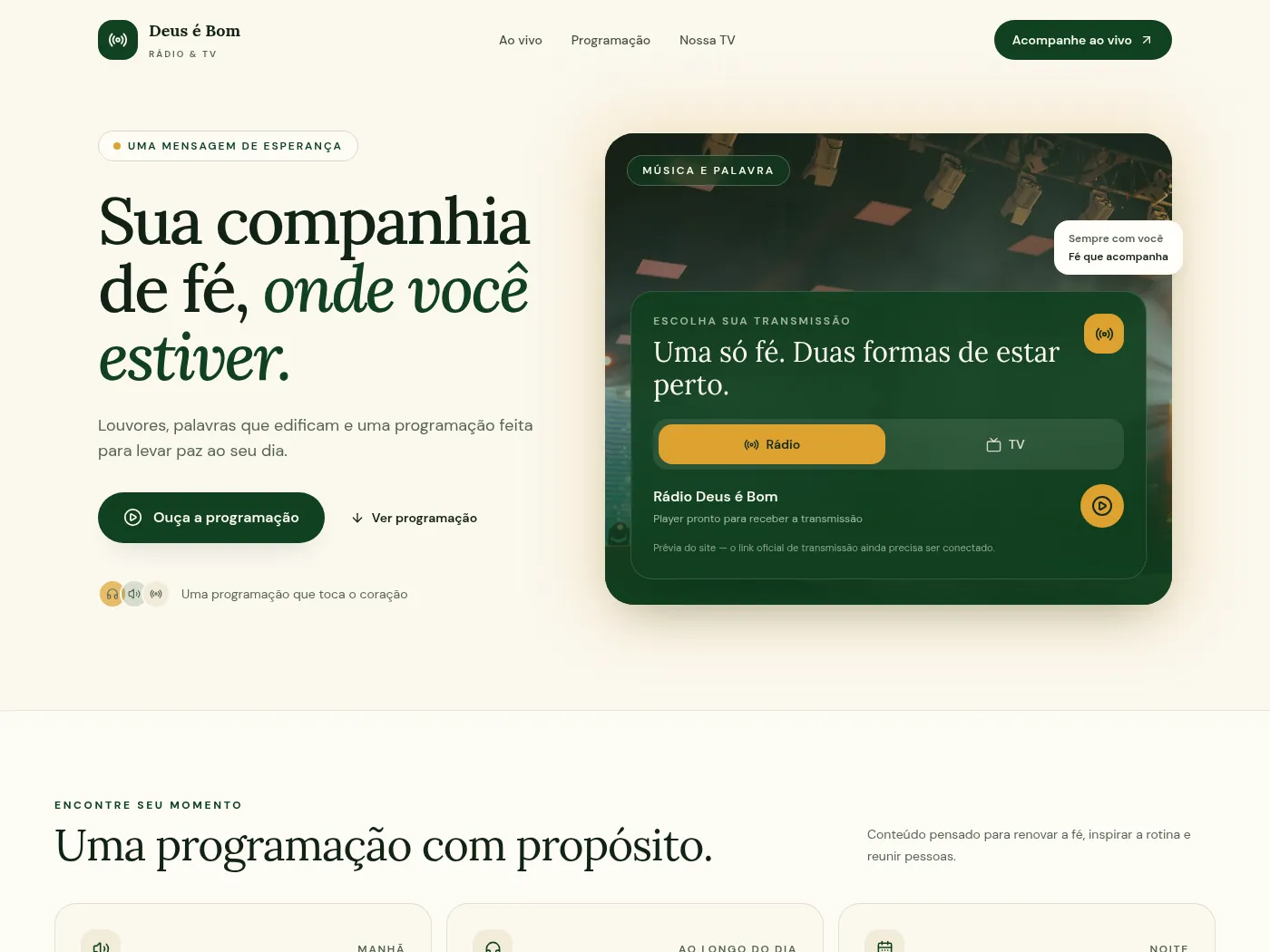 Deus e Bom Rádio & Tv
