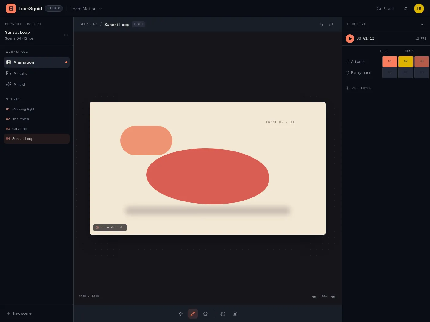ToonSquid Android UX
