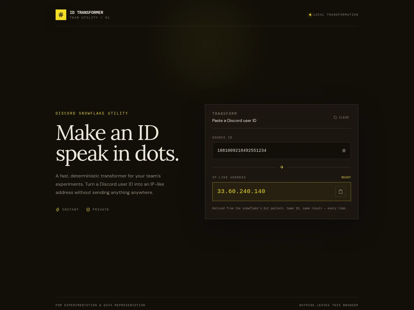 Discord ID Transformer