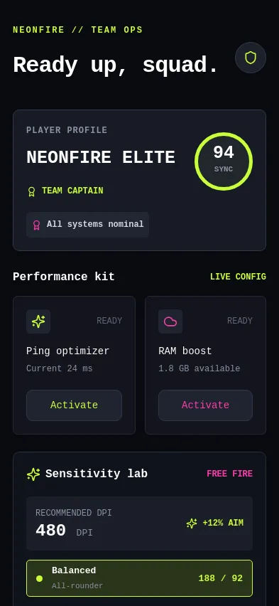 NeonFire Gamer Suite