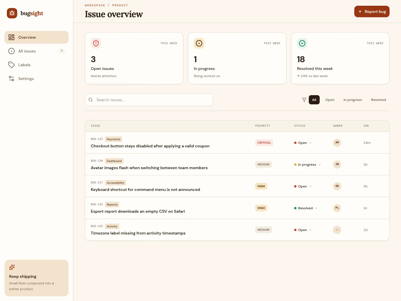 Bug Tracker Web