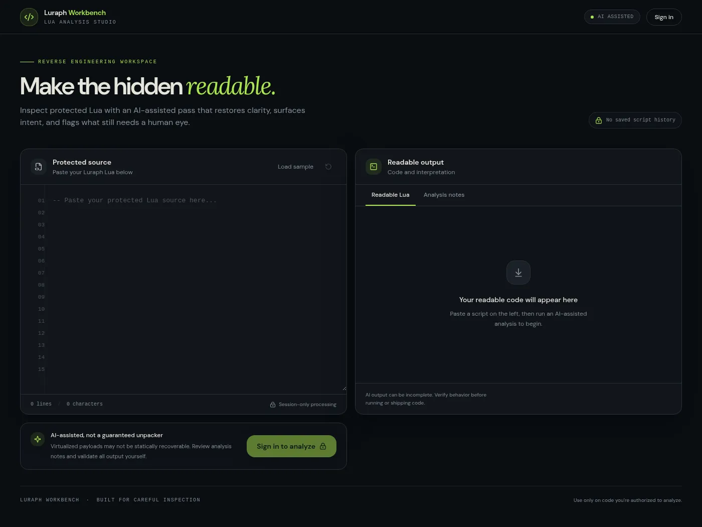 Luraph Deobfuscator AI