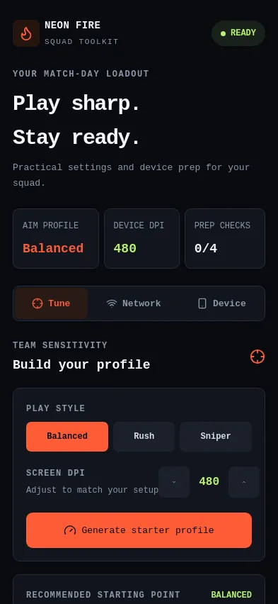 Neon Fire Toolkit