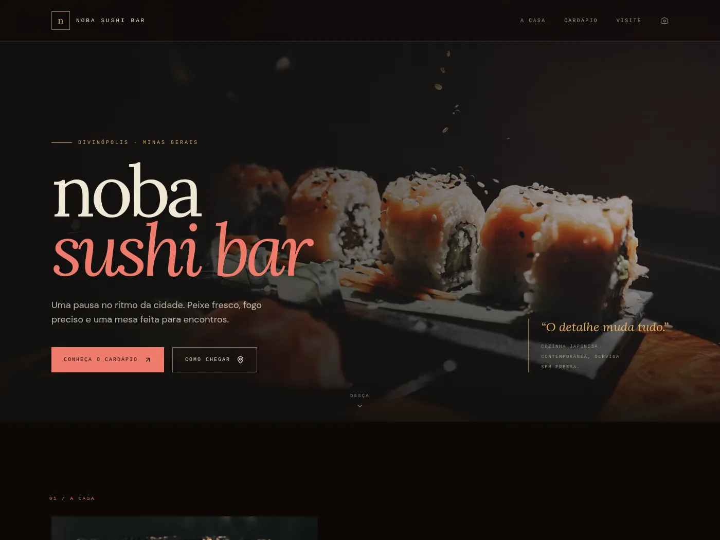 Noba Sushi Bar Site