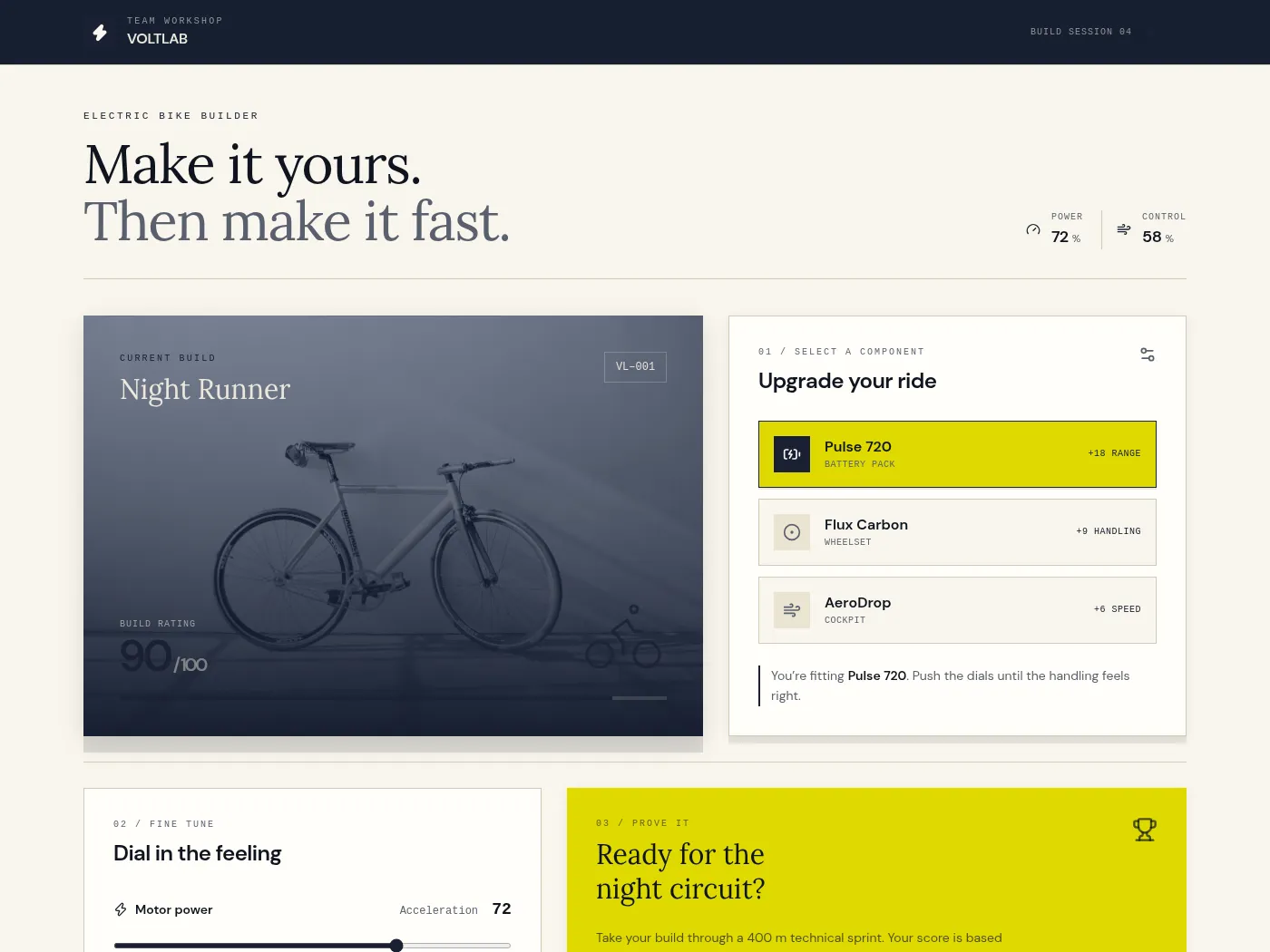 E-Bike Builder Game