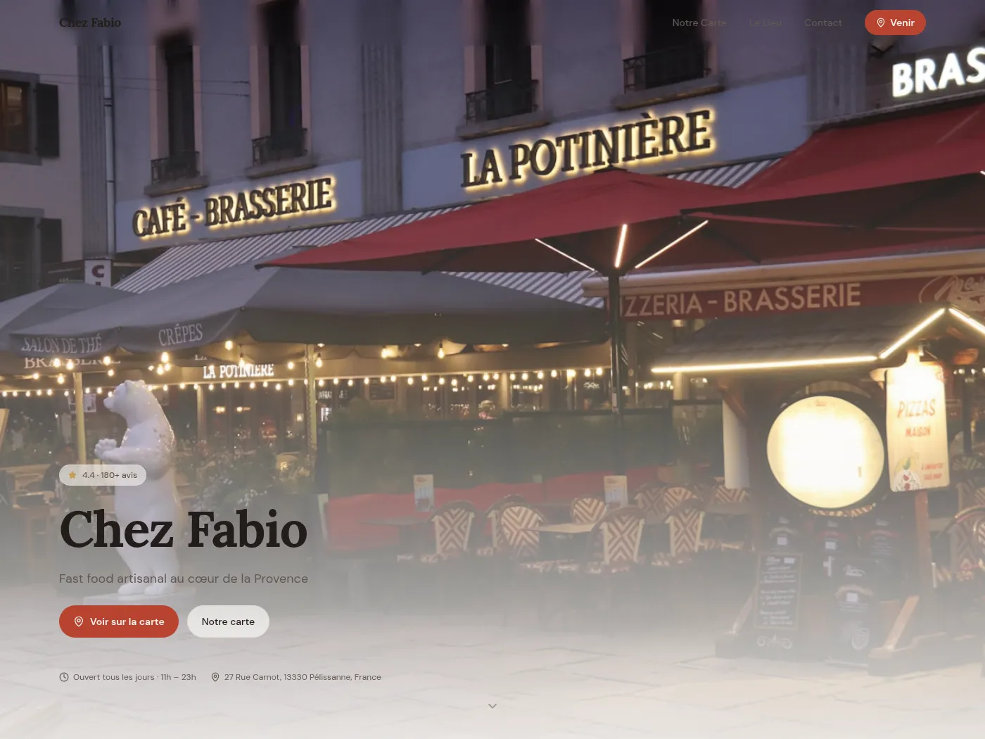 Bistro Savoureux Showcase