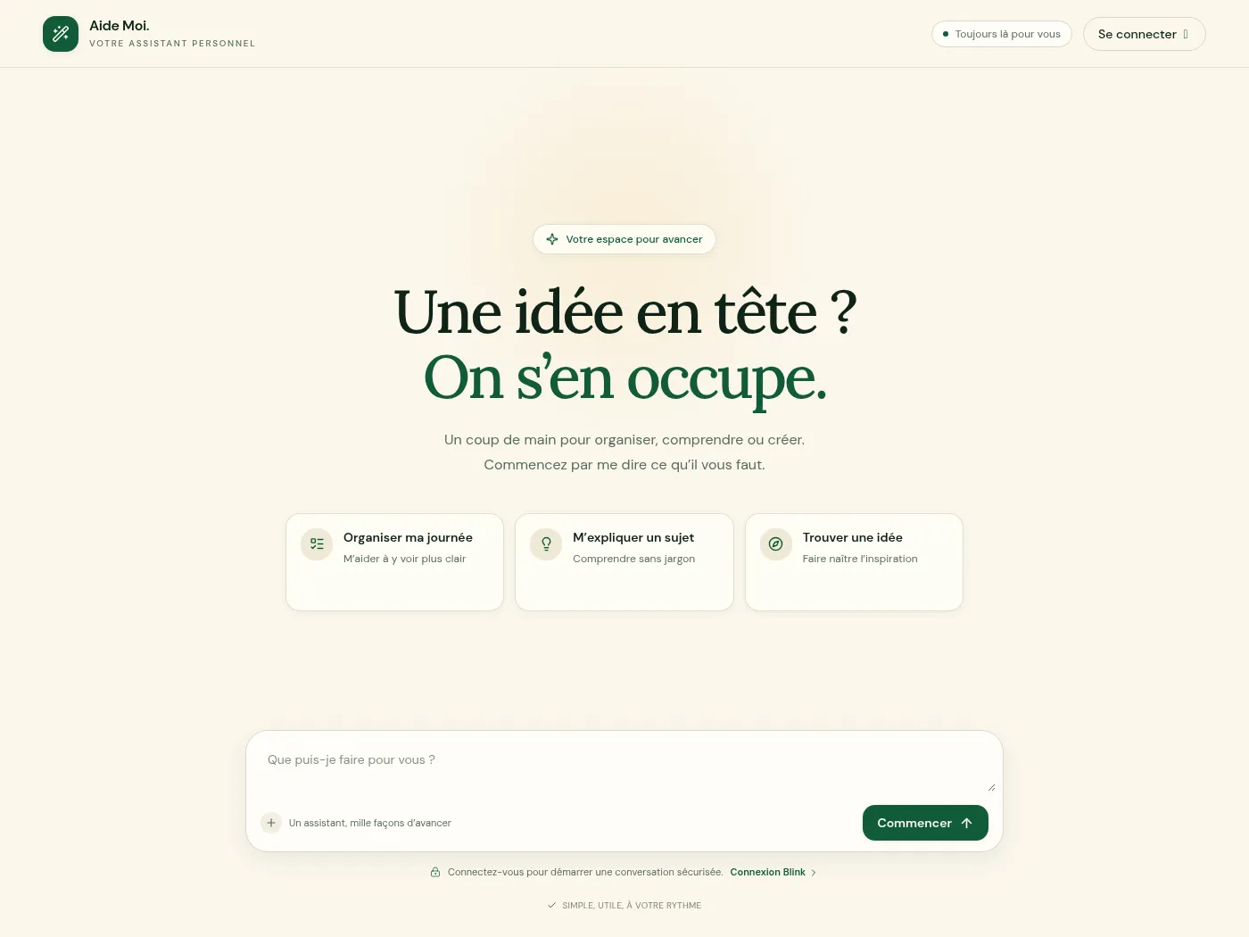 Aide Moi AI Bot