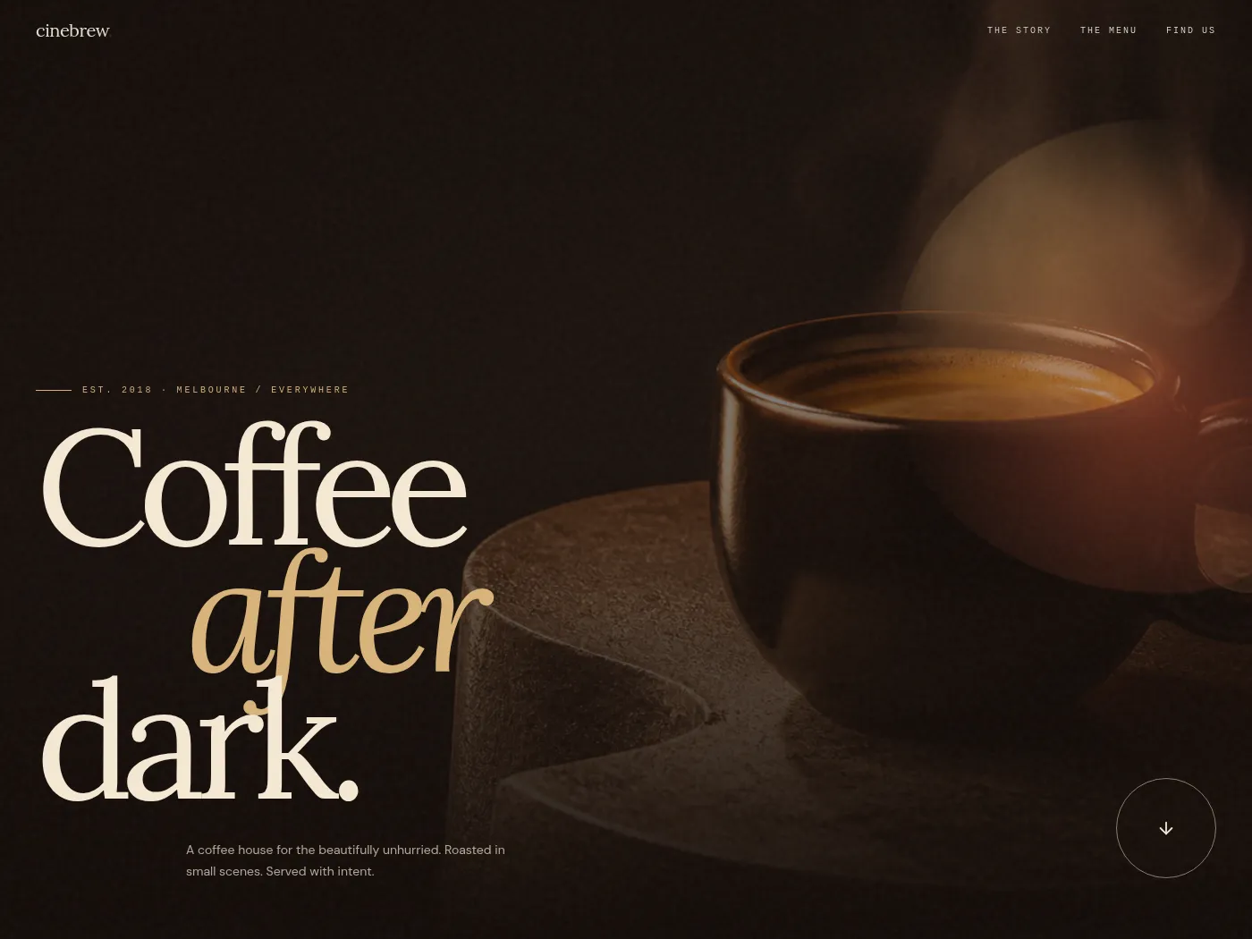 CineBrew Coffee Experience