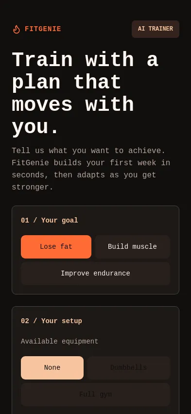 FitGenie Mobile