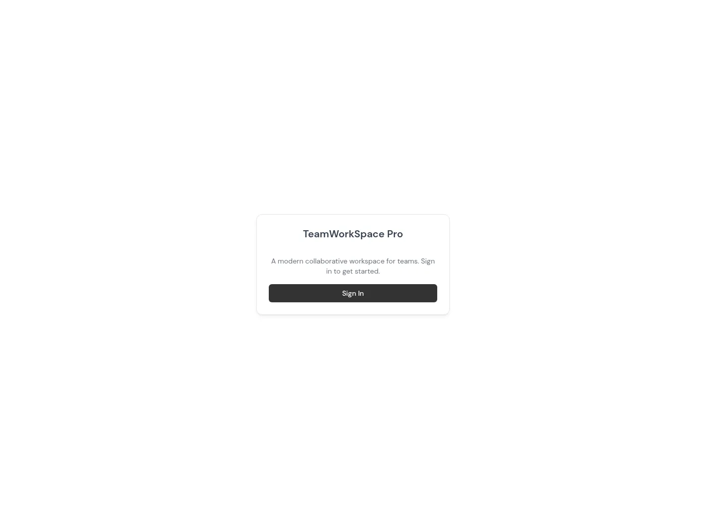 TeamWorkSpace Pro