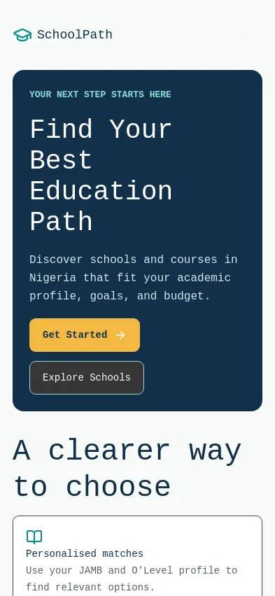 SchoolPath Guidance App