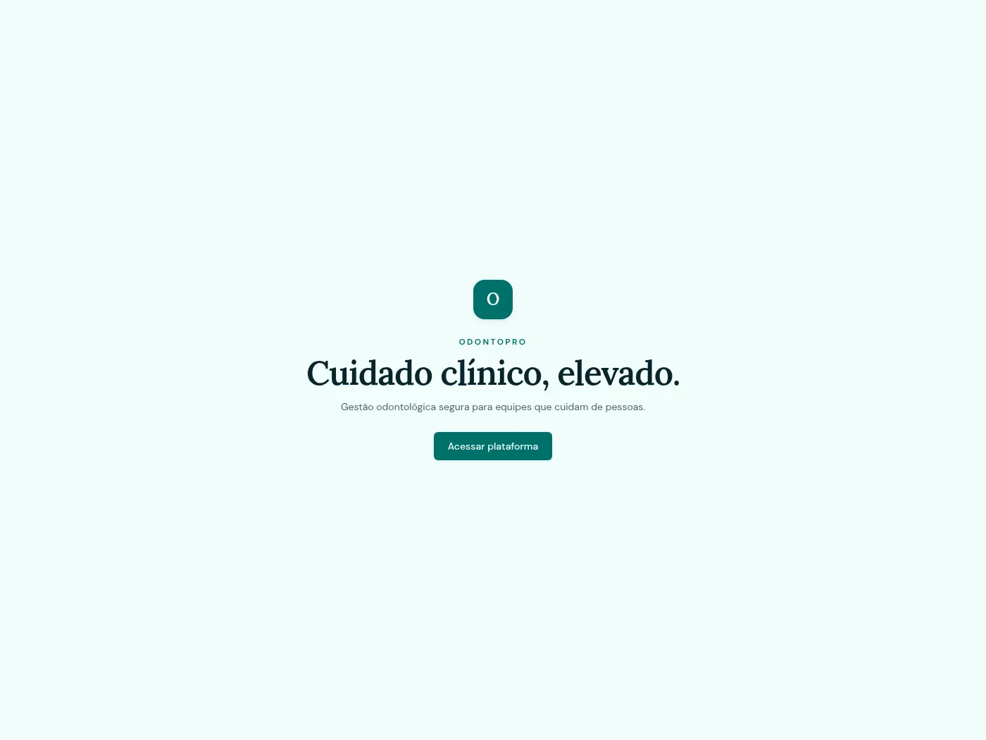 OdontoPro Clinic Platform