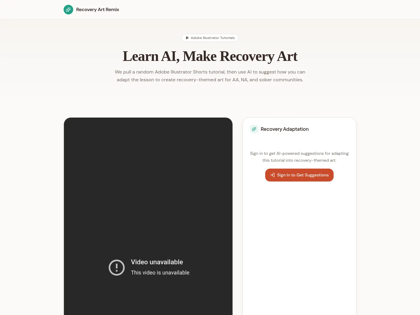 Recovery Art Remix