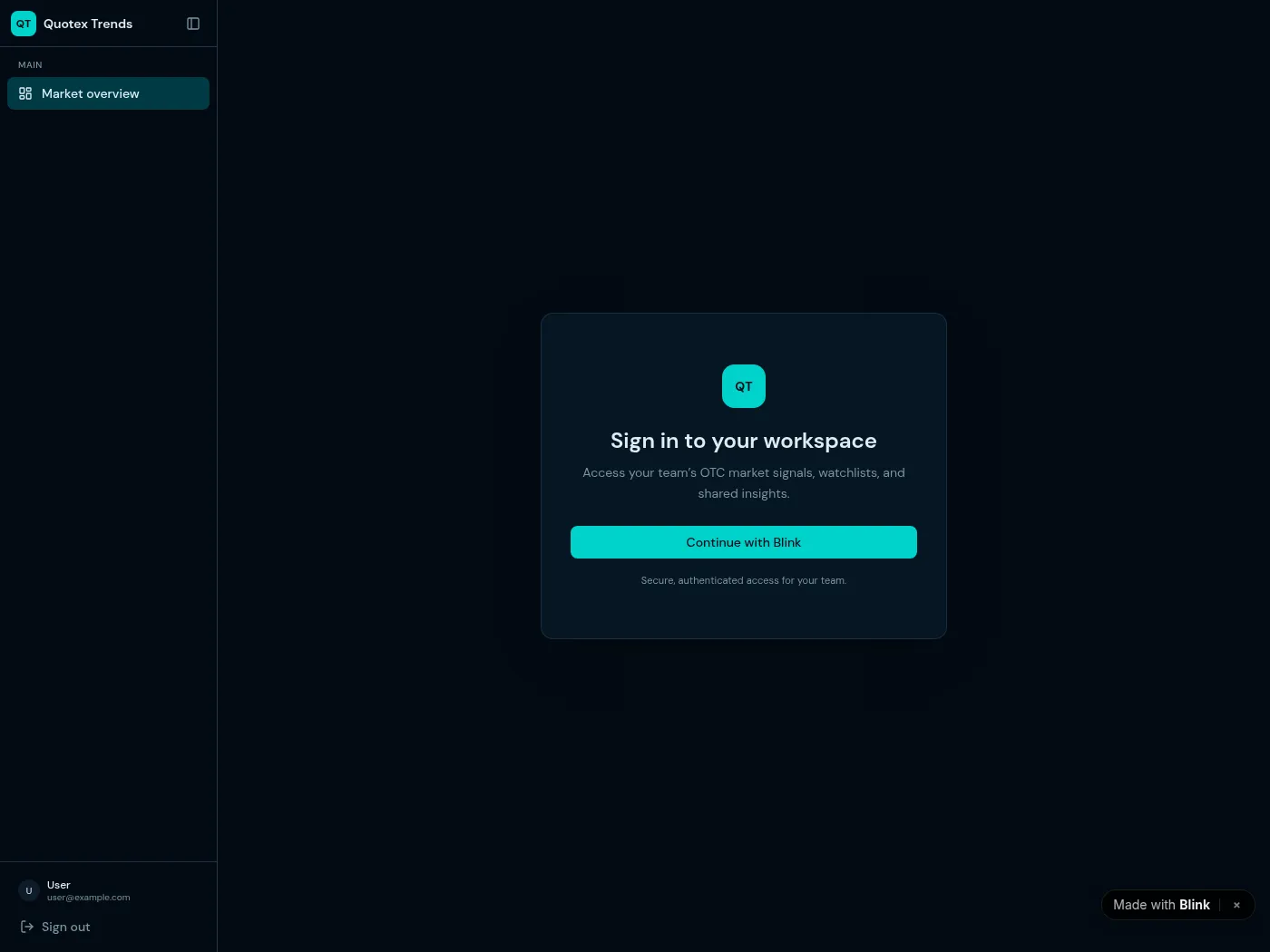 Quotex Trends Dashboard