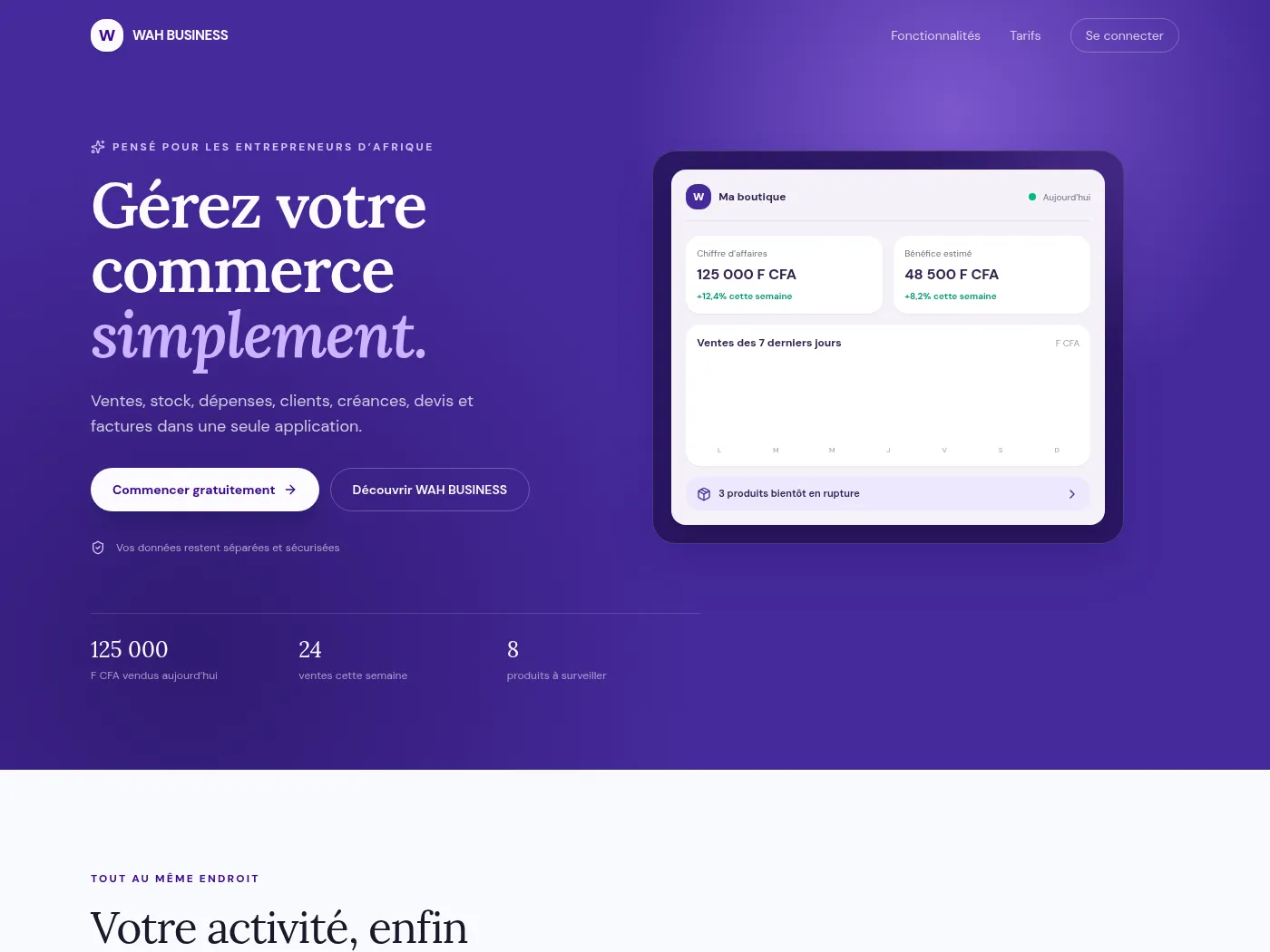 WAH BUSINESS Web SaaS