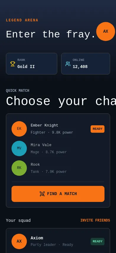 Legend Arena Multiplayer