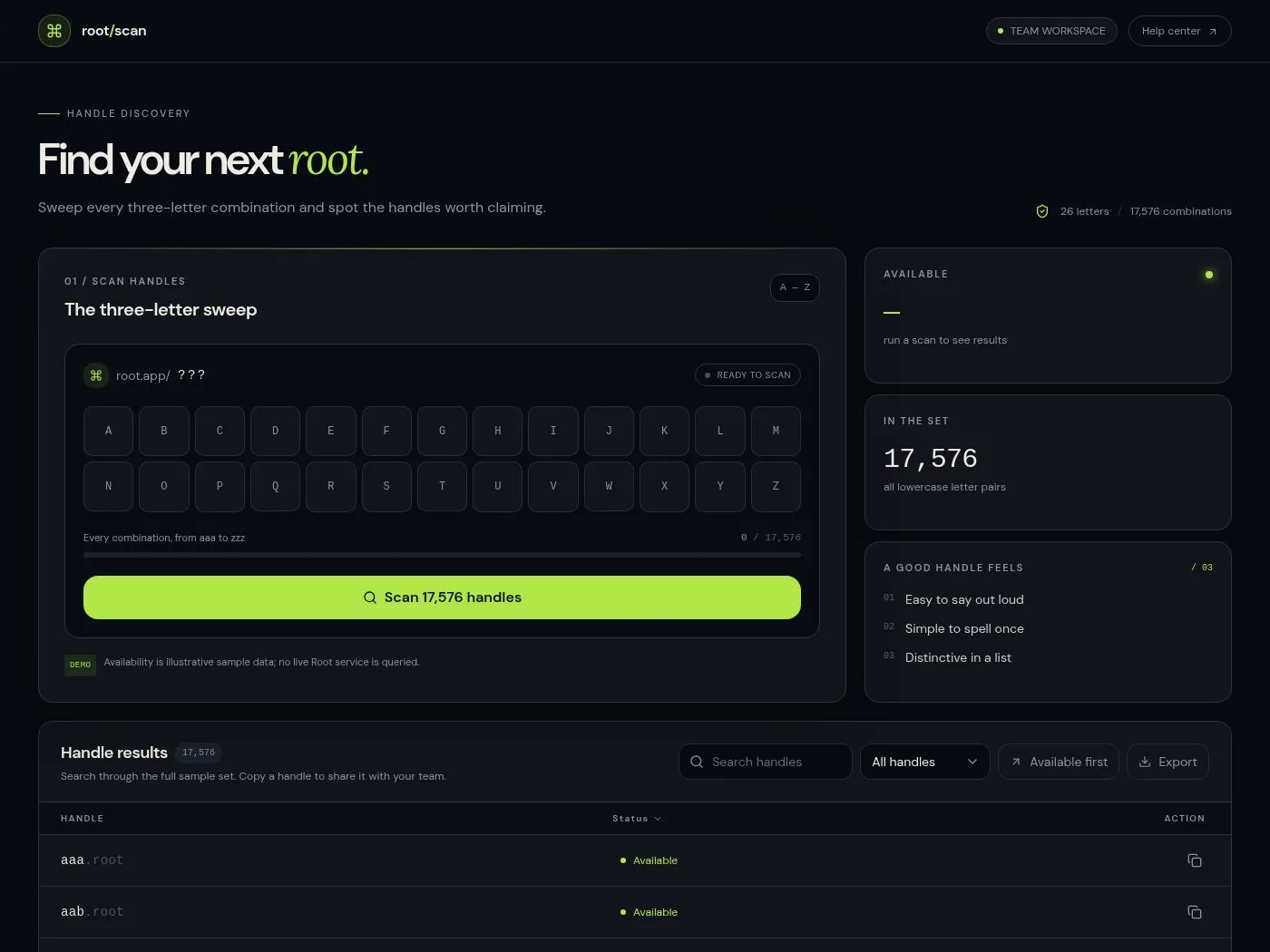 Root Username Scanner