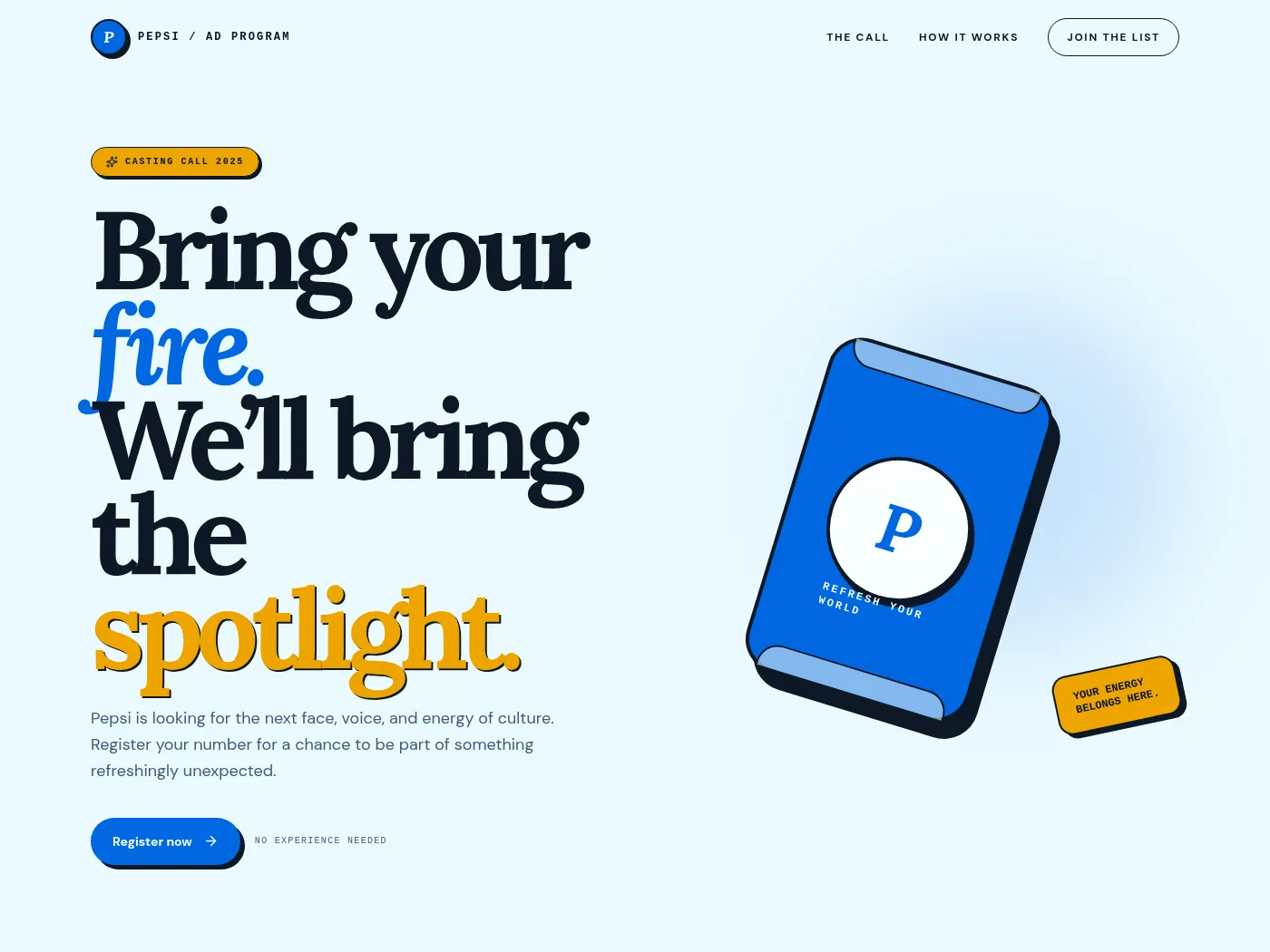 Pepsi Ad Program Portal