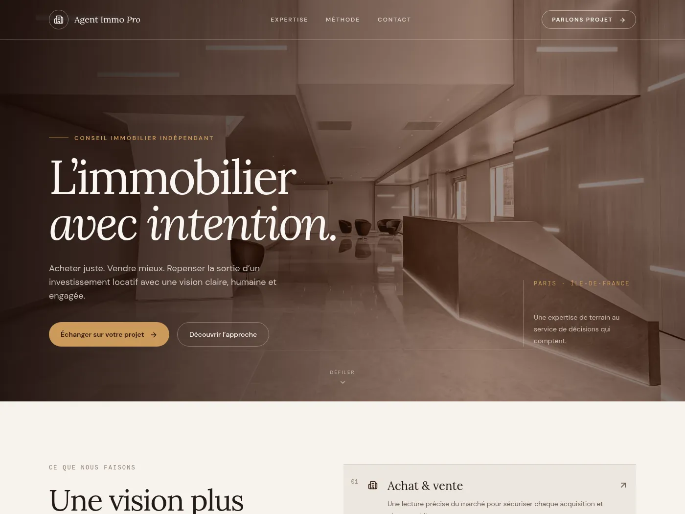 Agent Immo Pro Portal