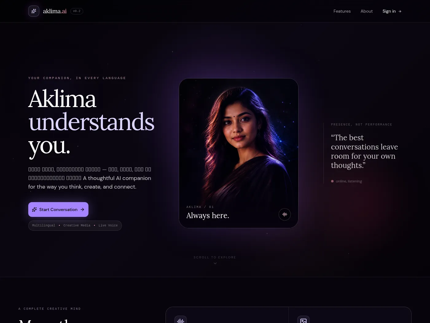 Aklima AI Companion