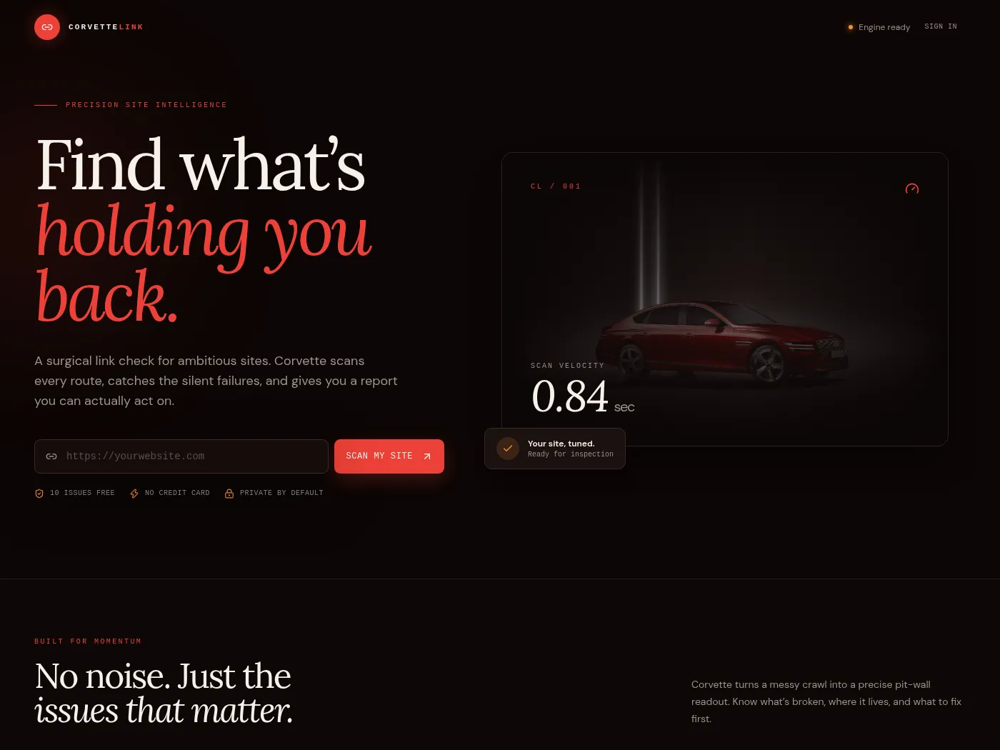 Corvette Link Checker