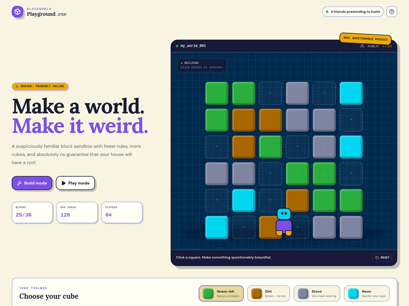 BlockWorld Playground