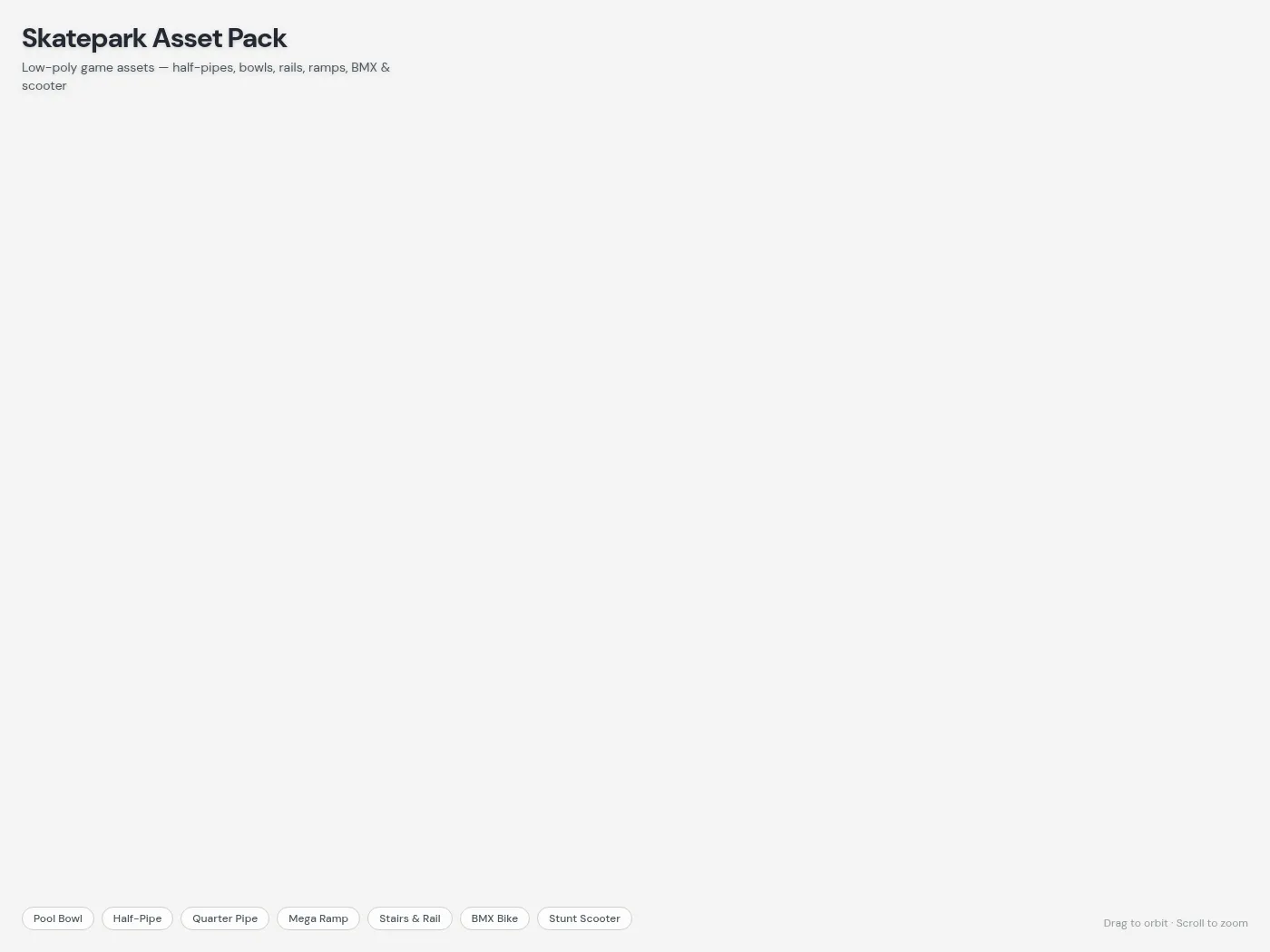 Skatepark Asset Pack