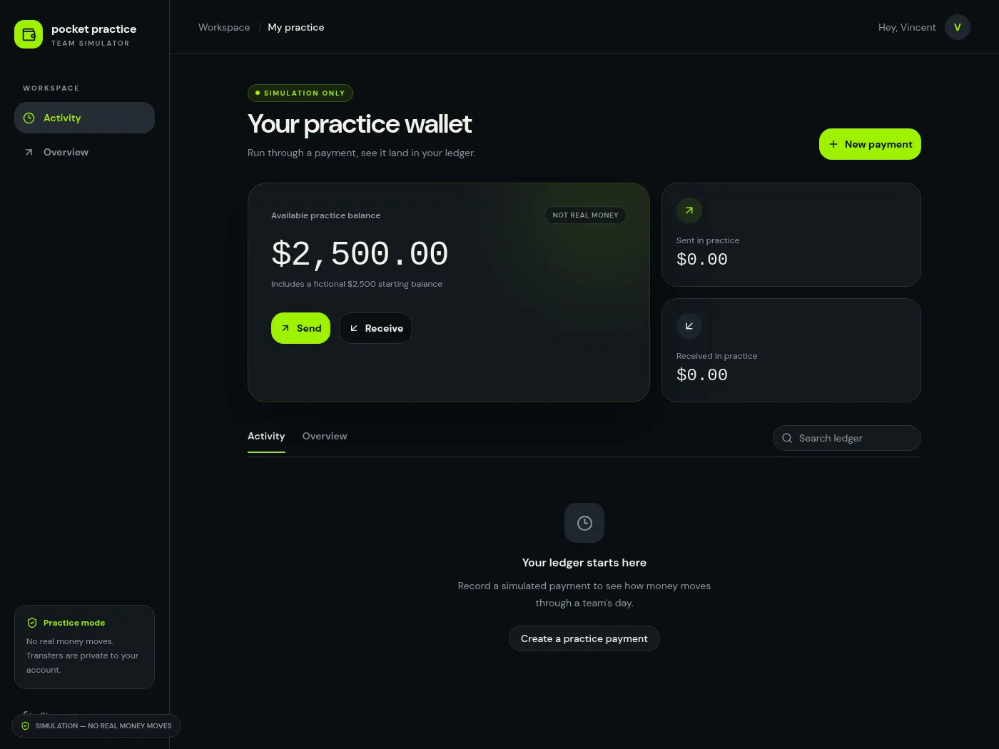 LARP Money Simulator