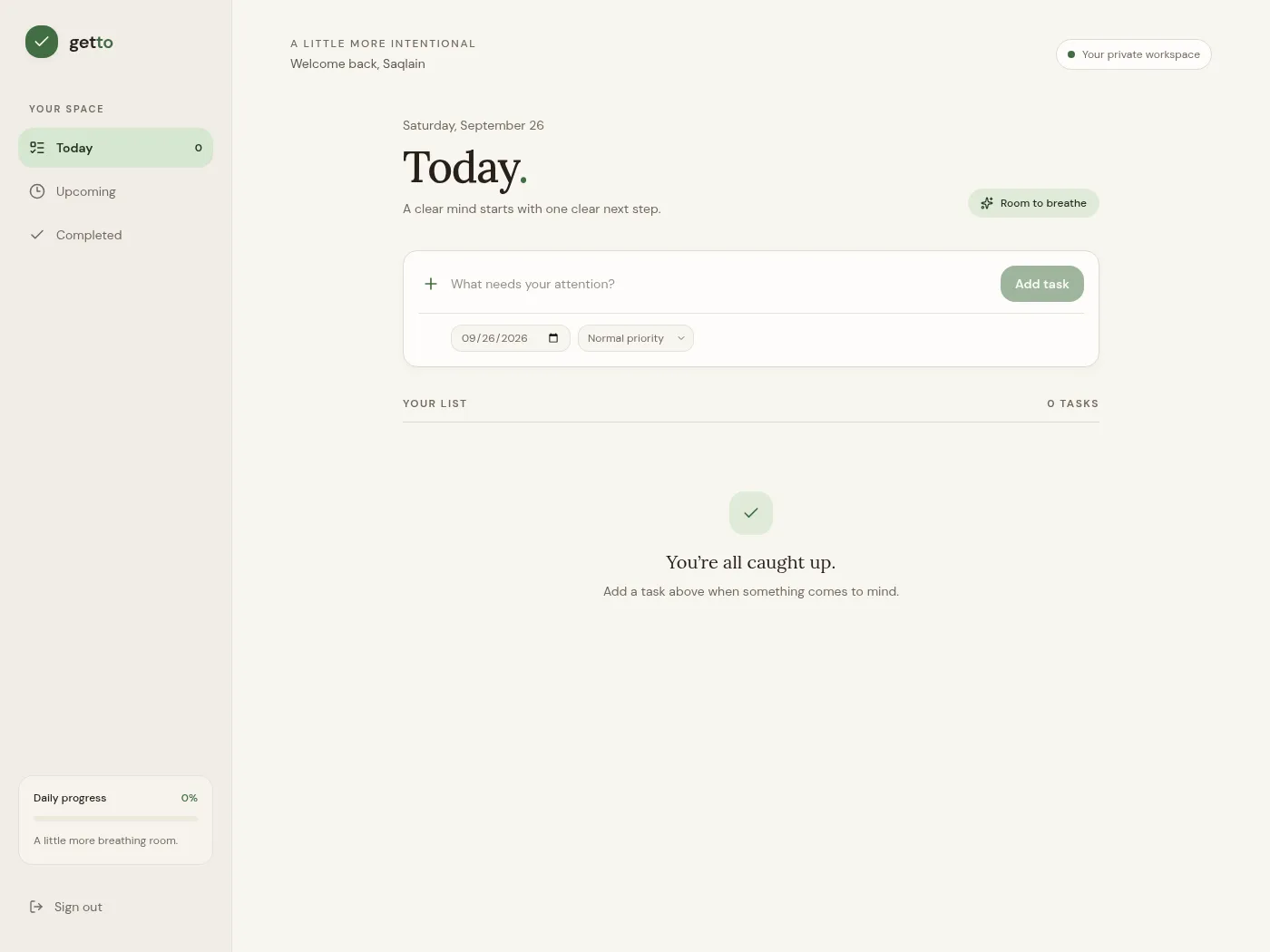 GetTo Productivity Hub