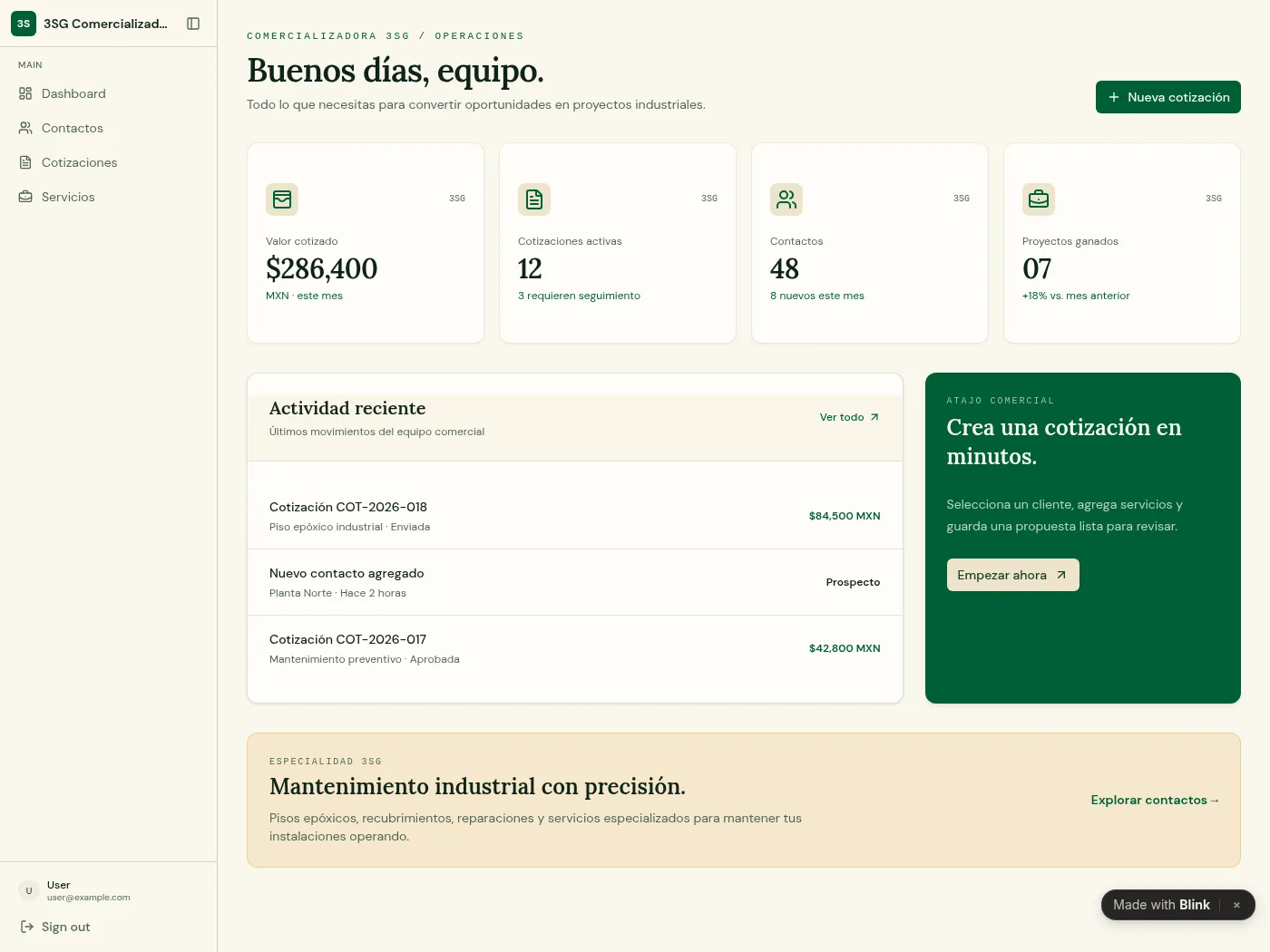 3SG CRM Web Suite