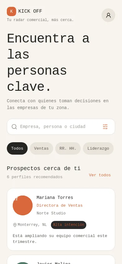 Kick Off App