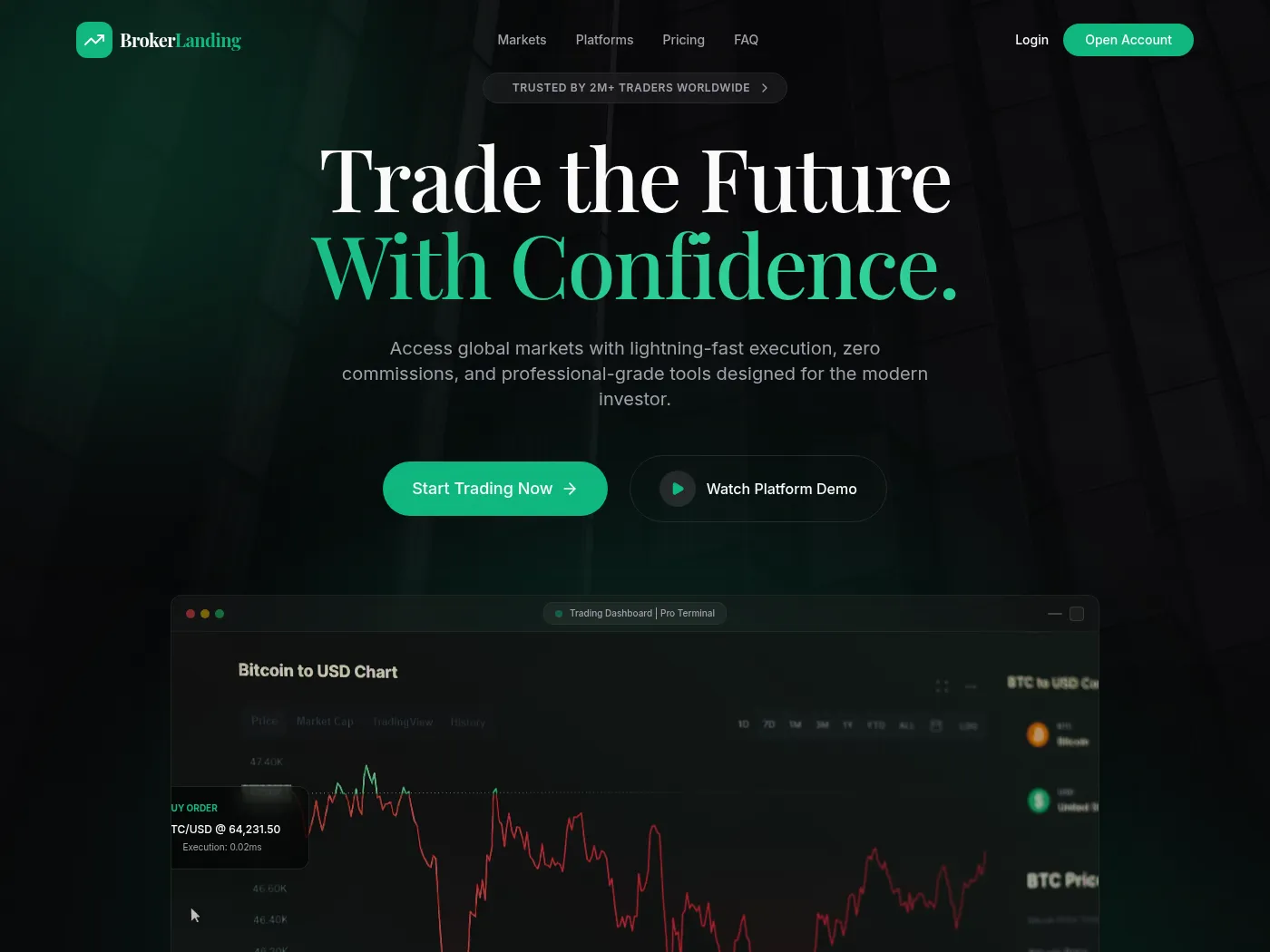 Broker Landing Pro (Remix)